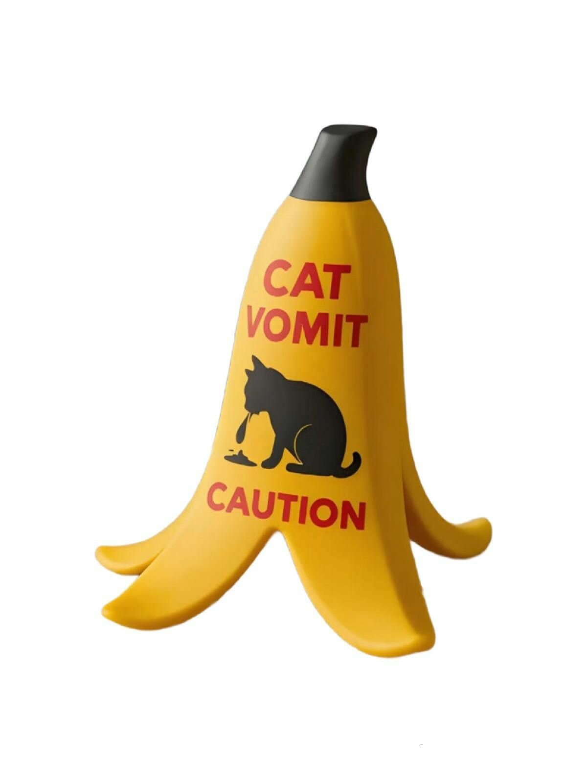 Статуэтка, Предупреждающий знак о рвоте в форме банановой кожуры - одноразовая упаковка