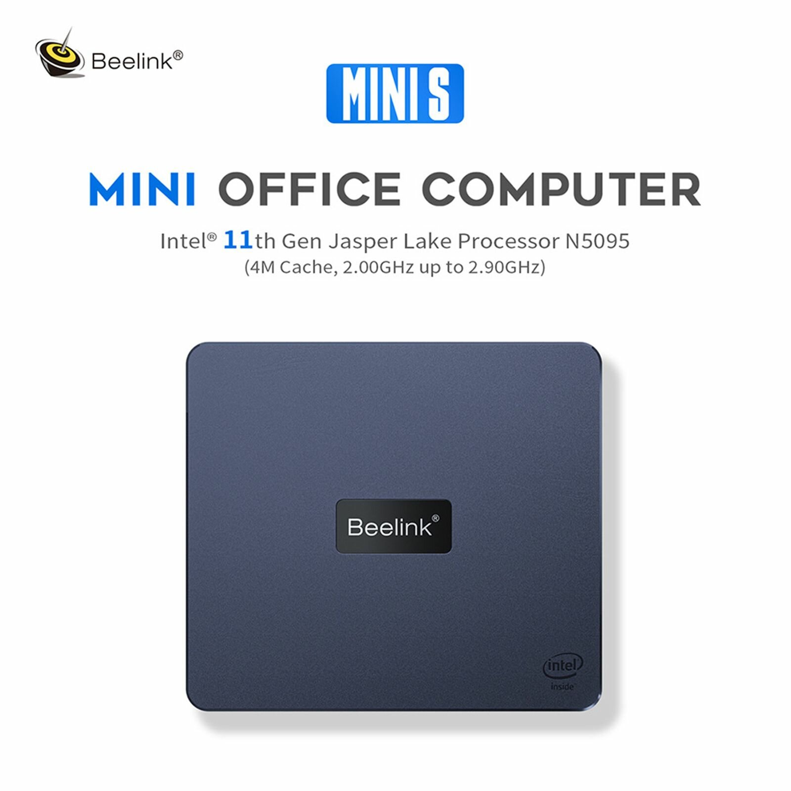 Мини-ПК Beelink на Windows 11, 8ГБ/128ГБ, 4K, Wi-Fi, LAN