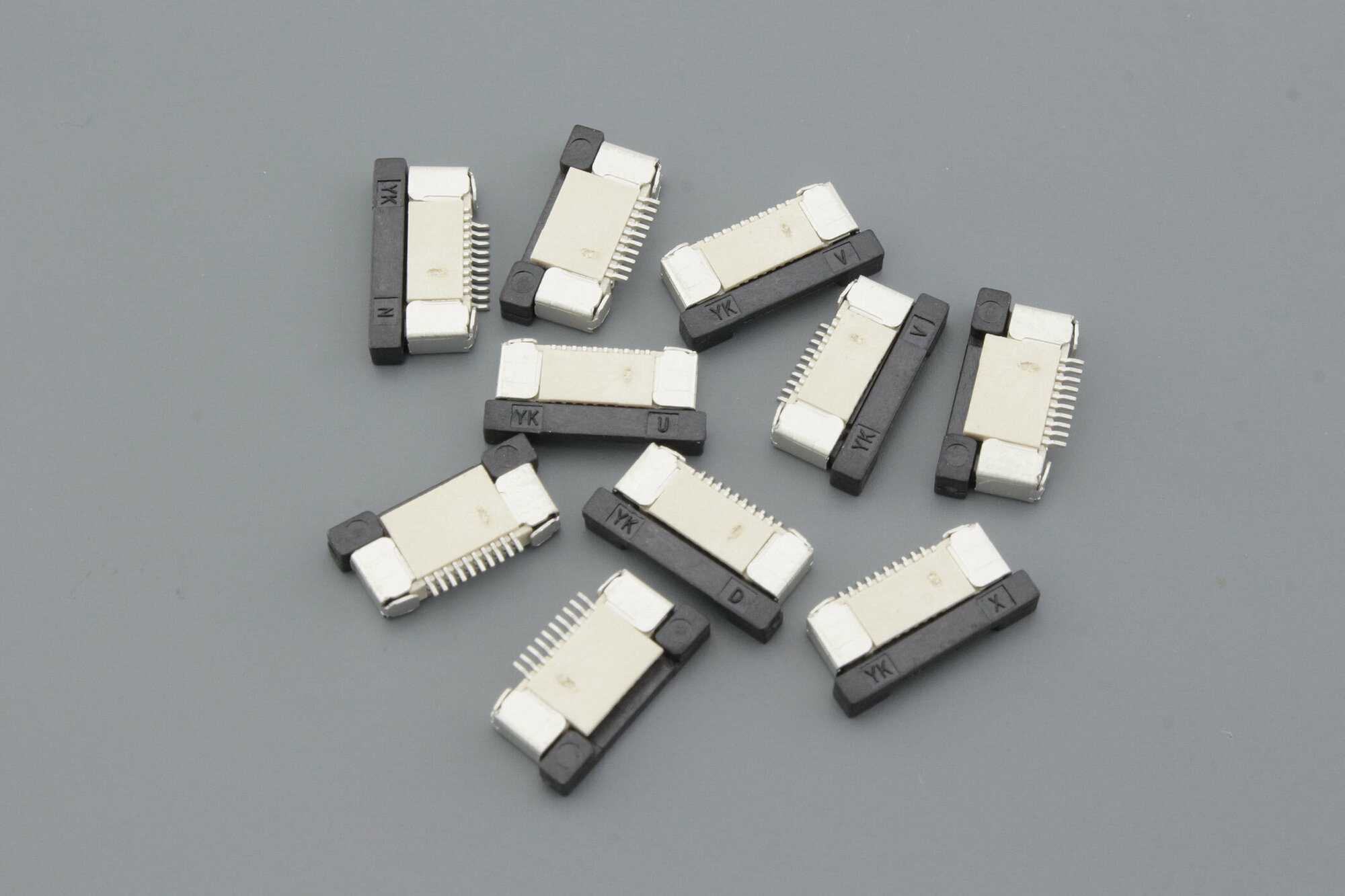 Разъем FPC Half Coverage Bottom Contact 0.5K-BX-10PWB 10 pin высота 2мм шаг 0,5мм 10 шт