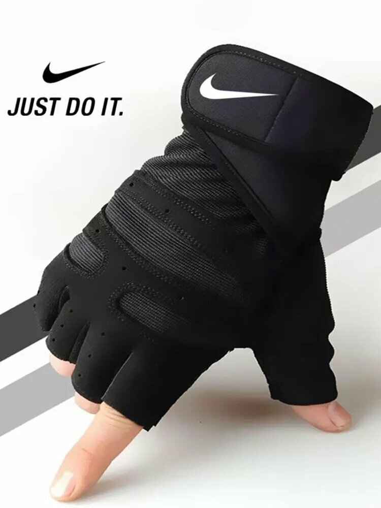 Nike Перчатки для фитнеса, легкой атлетики, размер: L