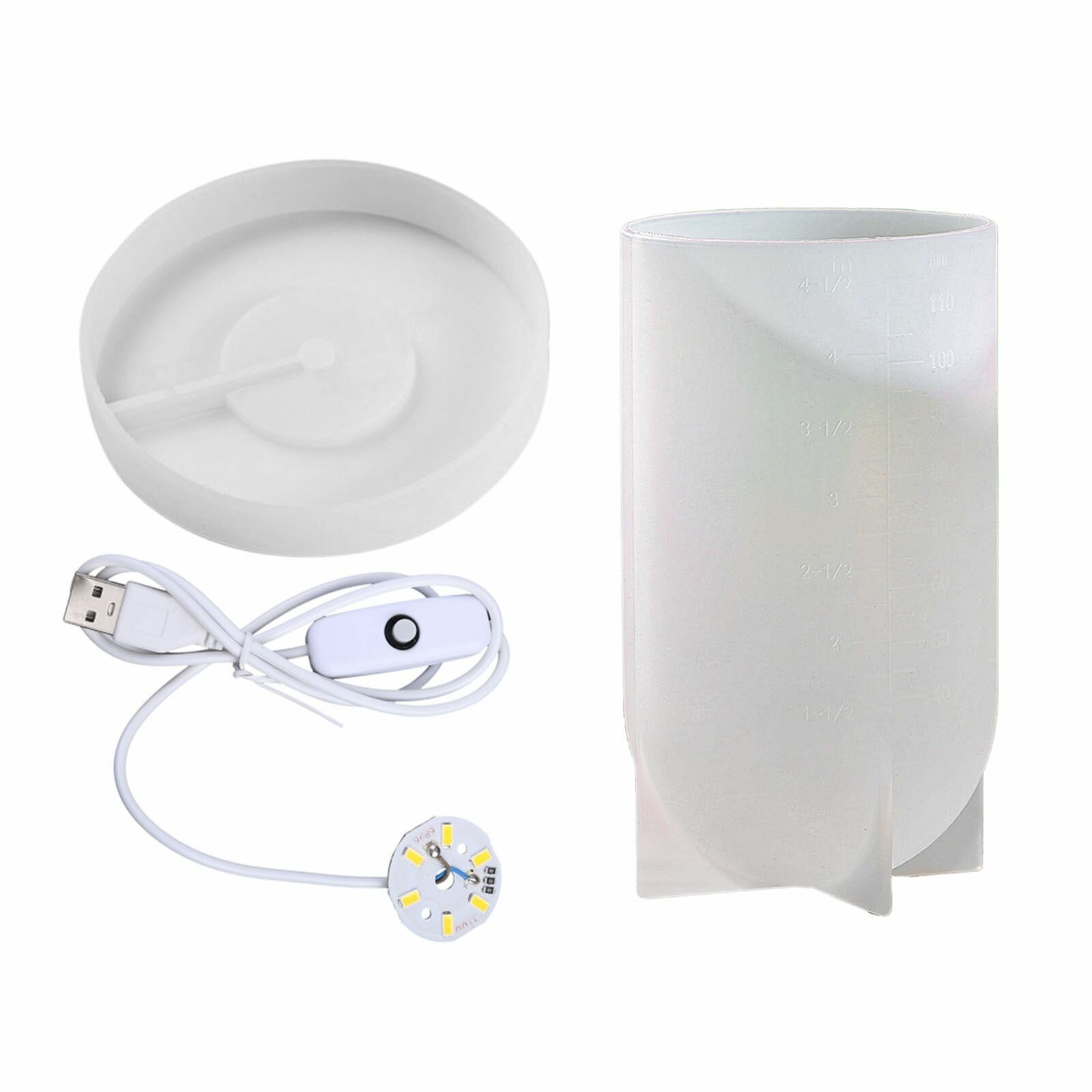 Легкая форма из смолы, Силикон для литья под давлением из эпоксидной смолы, Круглая форма