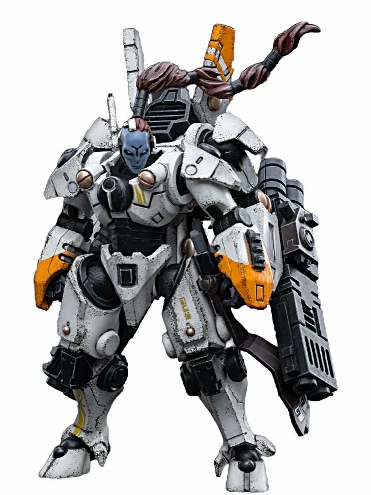 Аниме фигурки JOYTOY T'au Empire Commander Shadowsun Warhammer 40000 1/18 Подарок модели