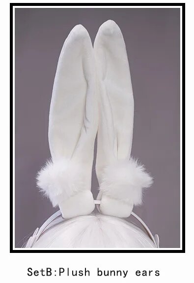 Косплей костюм кролика Le Malinn UWOWO M, Set B(Plush Ears)