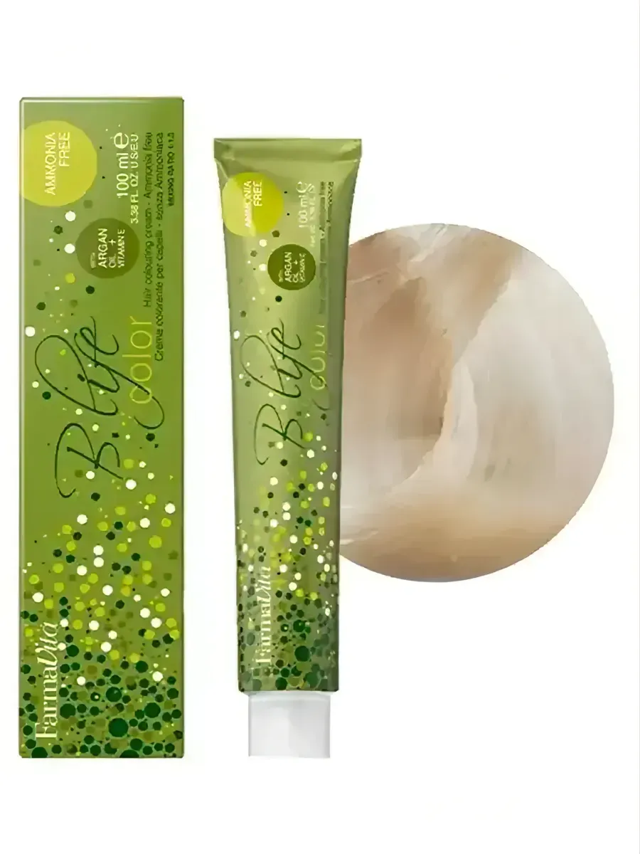 Краска для волос Farmavita B.Life Color Ammonia Free, Безаммиачный краситель для волос с аргановым маслом, 9.02