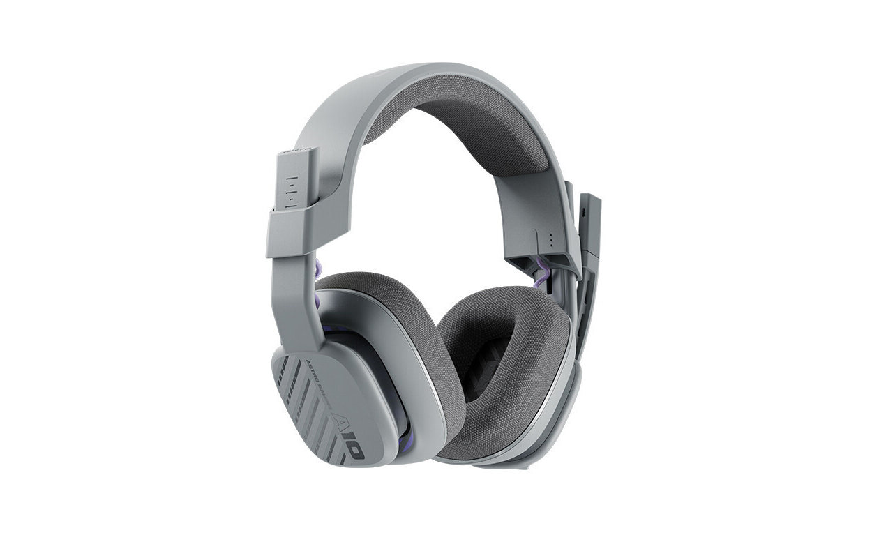 Игровая стереогарнитура Logitech Astro A10 проводная легкая с пассивной шумоизоляцией, gray