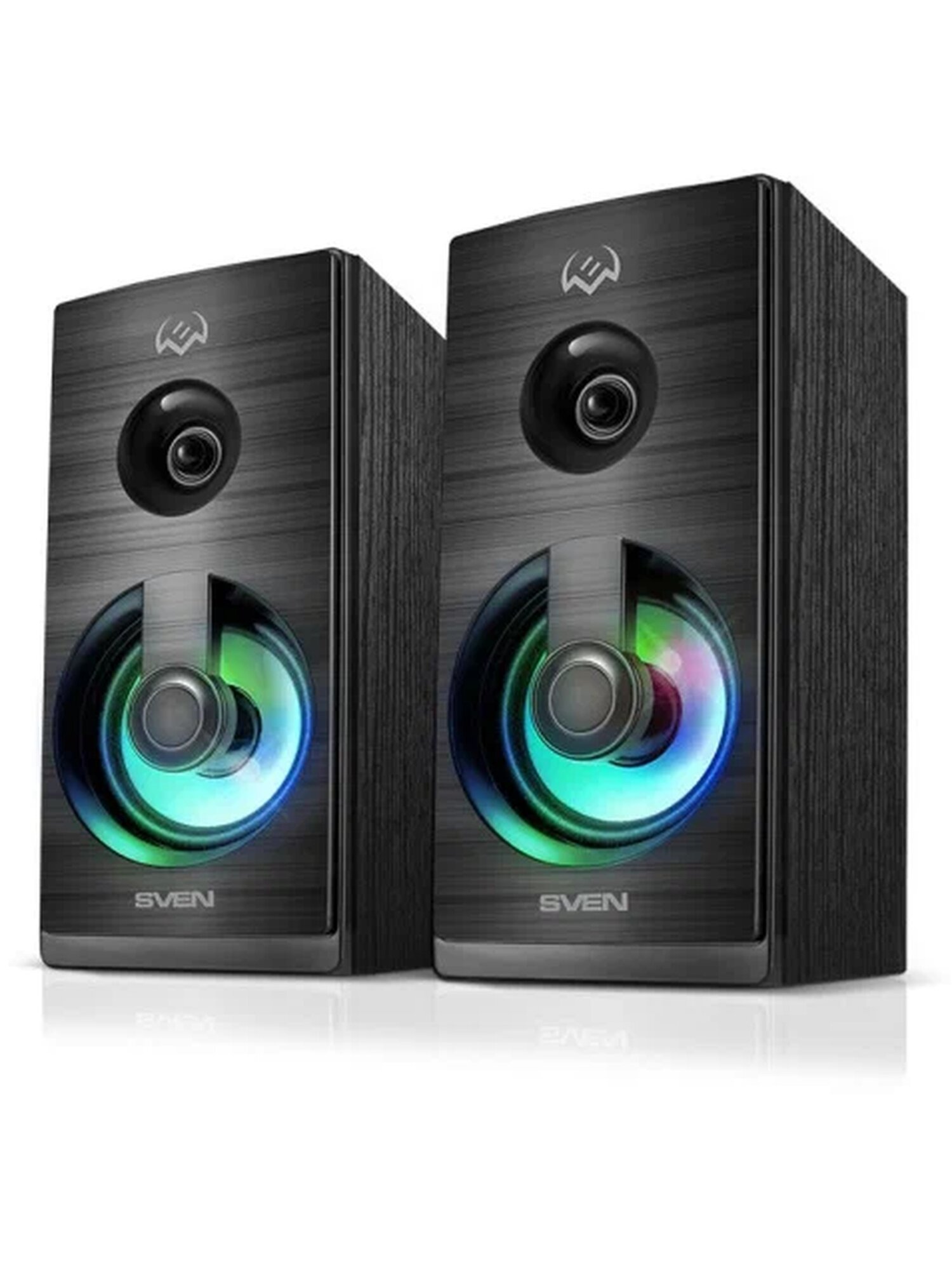 Колонки SVEN SPS-512, 2.0, фронтальные, питание от USB, черный