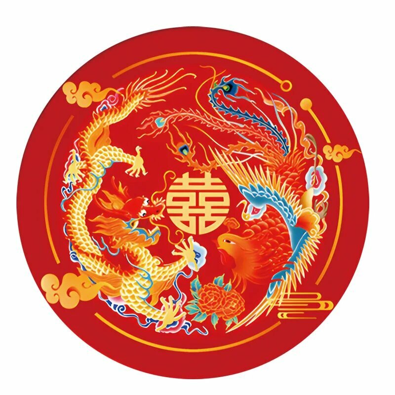 Набор для вышивки крестиком zozack Дракон и Феникс 11CT Silk 70x70cm