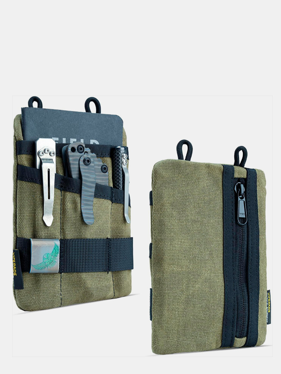 EDC кошелек-органайзер без липучки для патчей VIPERADE® VE1-OW Green (Зеленый)