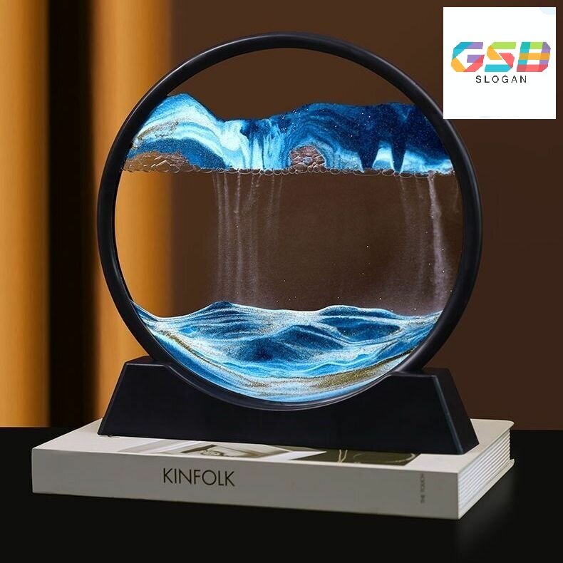 Зыбучие пески живопись творческое украшение 3D офис украшение дома подарок украшение рабочего стола гостиной