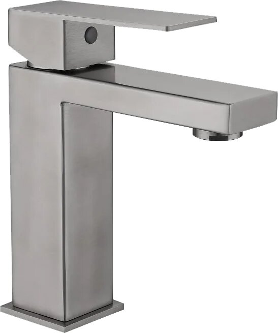 Смеситель для раковины Haiba HB803-2 HB10803-2 матовый, кран для ванной в раковину, из нержавеющей стали, рычажный, с керамическим картриджем