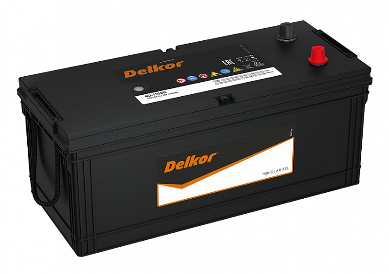 Аккумулятор автомобильный DELKOR 200Ah 1100A ОП (507x213x231) 4D-1100R, B.3 507x213x231