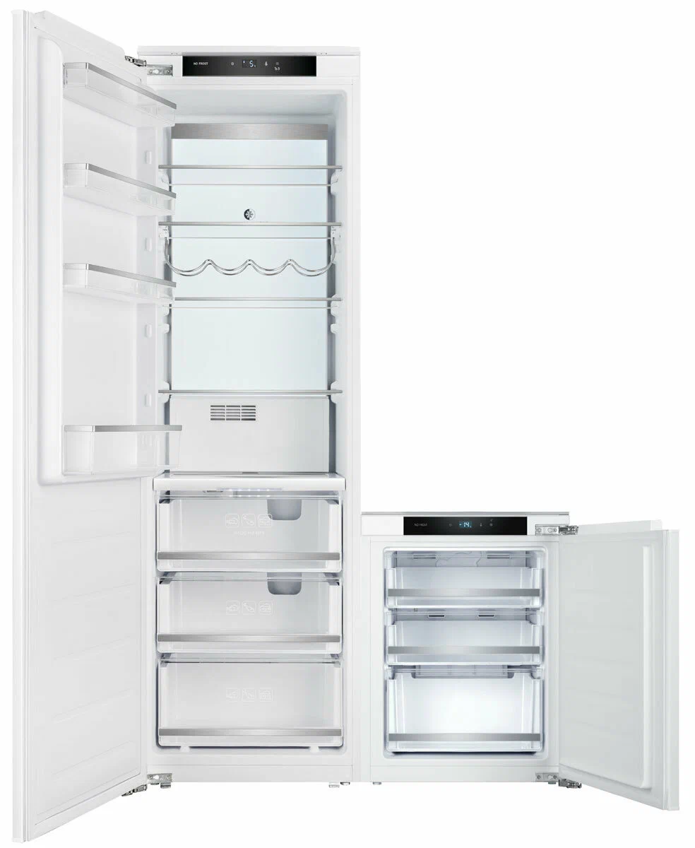 Встраиваемый холодильник Zugel ZRISS343FNF (ZRI1750NF + ZFI710NF)