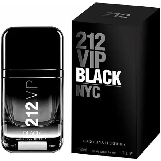 Мужская парфюмерная вода Carolina Herrera 212 Vip Black, 50 мл