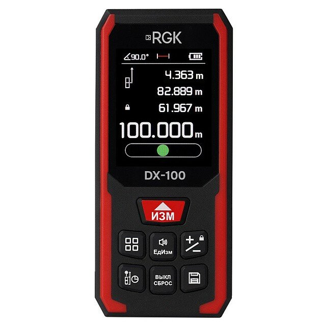 Лазерный дальномер RGK DX-100 - 723382