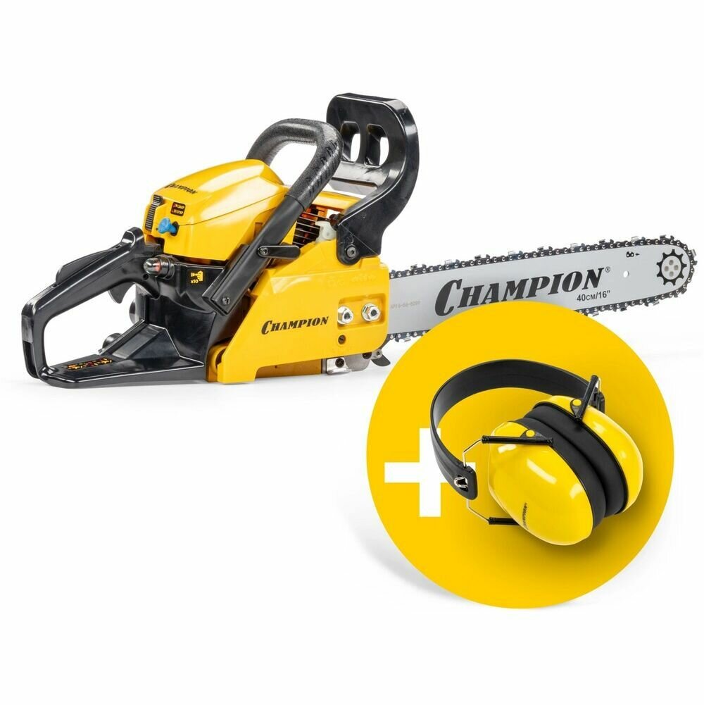 Цепная пила Champion PN237-16 1.5Вт 2лс дл. шины 16" (40cm)