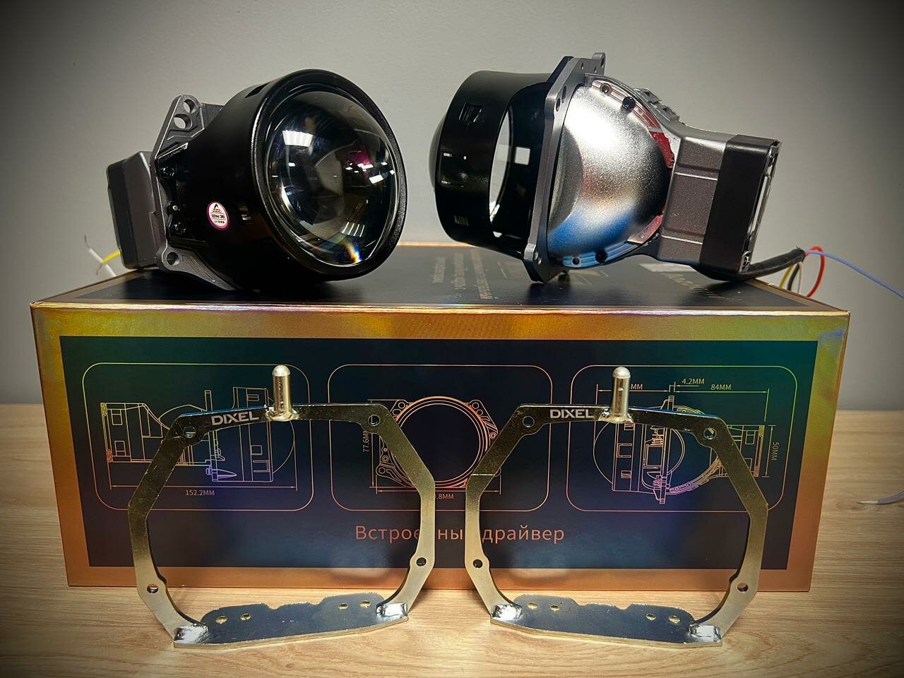 Светодиодные линзы оригинальный Aozoom K7 для Mazda CX-5 2011-2015 AFS / Мазада 5 - Dragon Knight DK300 / Aozoom линзы Аозум