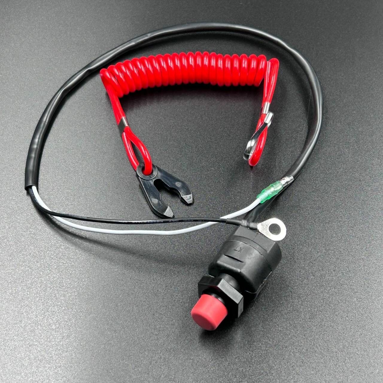 Кнопка аварийной остановки двигателя с чекой Yamaha 9.9-250, F4-350 (6F8-82575-0) (YUELANG)