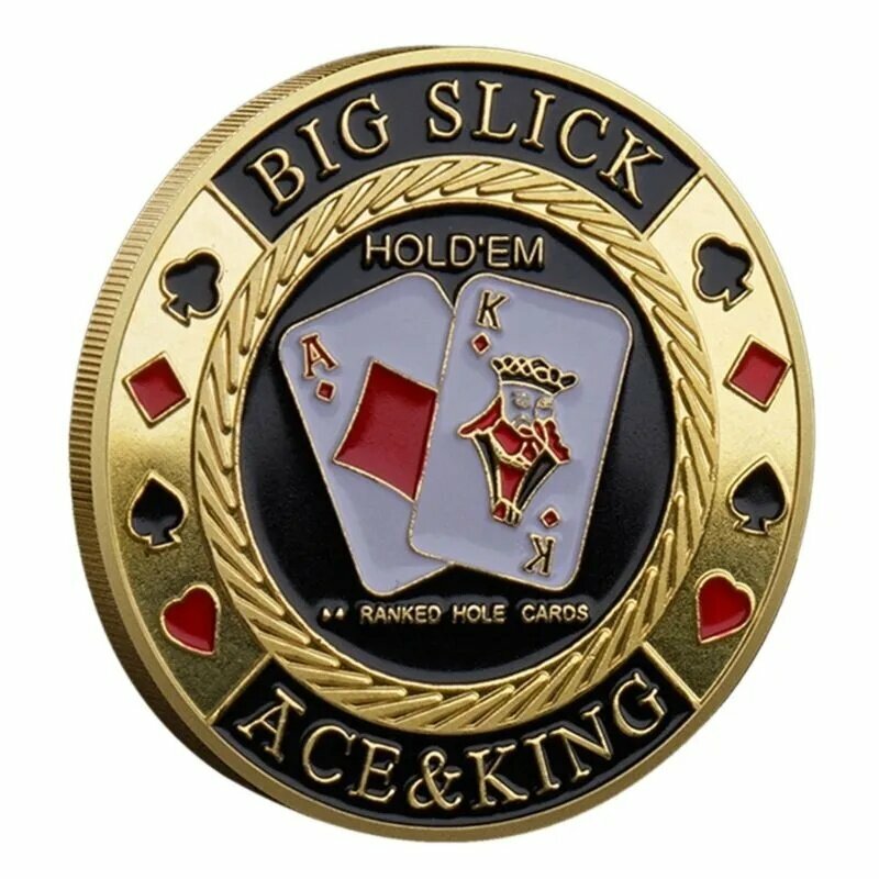 Металлические фишки для покера, коллекционные сувениры, 6