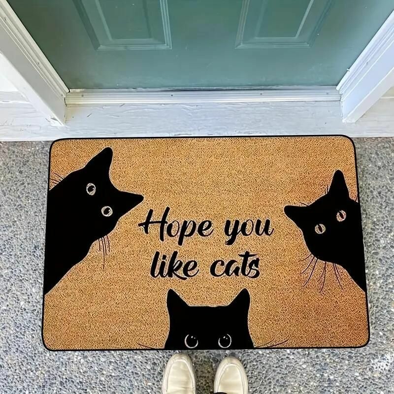 Коврик придверный котики 40x60 см