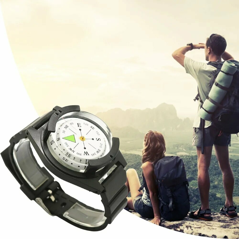 Водонепроницаемый высокоточный компас портативный наручный