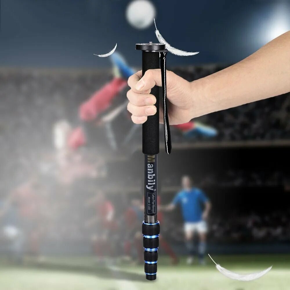 Ультралегкий карбоновый монопод, для Nikon и Canon, для пожилых