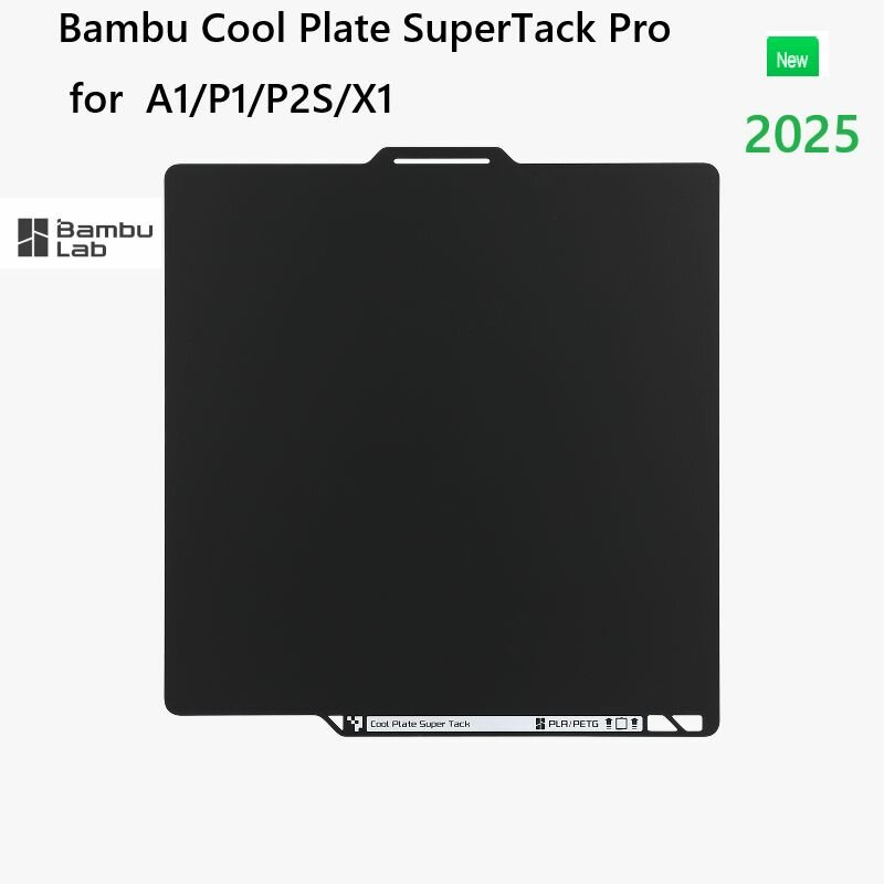 Охлаждающая пластина SuperTack Pro из стали для 3D-принтеров Bambu Lab A1/P1/P2S/X1.