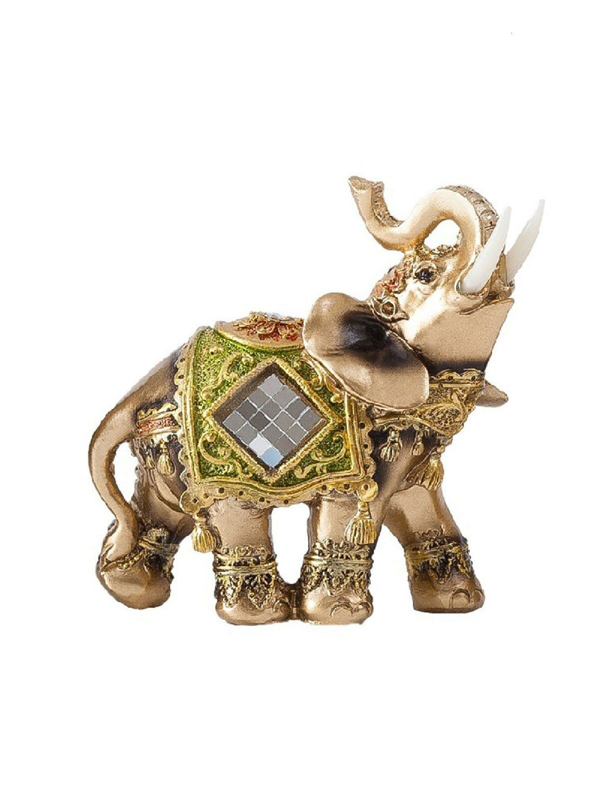 Вибрирующая Церемониальная Статуя Слона Символ богатства Фэн-шуй Украшение дома Фигурка Слона Подарок для Успеха