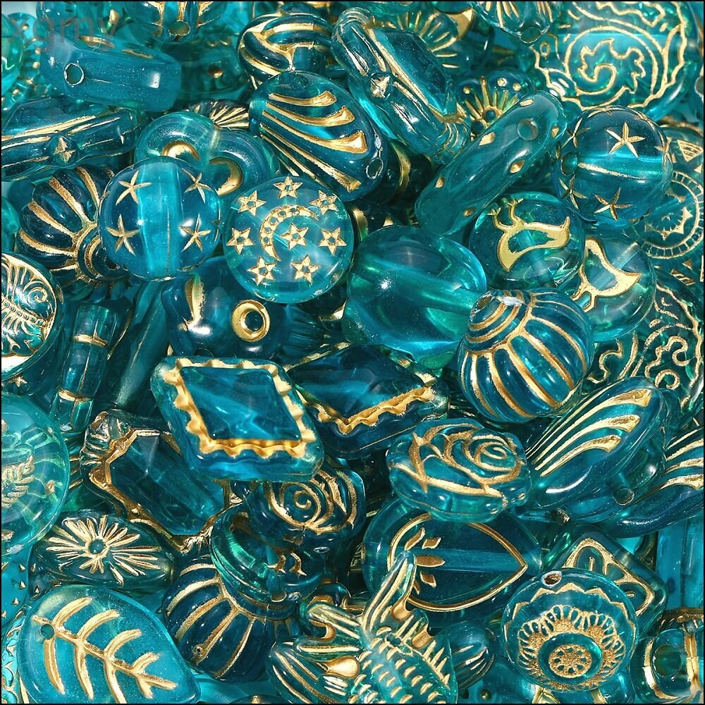 Гибрид акрил бисер 20 гр Крупные бусины для плетения браслетов