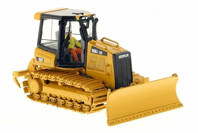 Модель бульдозера CAT D5K2 LGP Caterpillar 1:50, 85281C - Лицензионная коллекционная модель (Сплав)