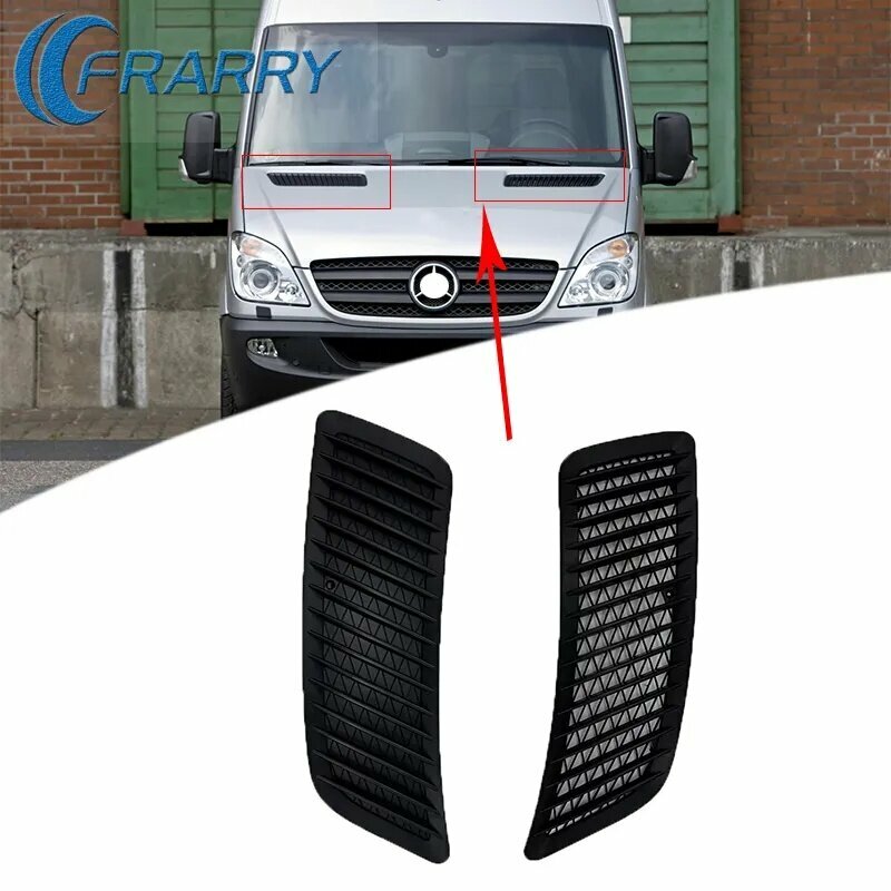 Aftermarket Part Передняя вентиляционная решетка черная A9068360718 A9068360618 для Mercedes Benz Sprinter W906