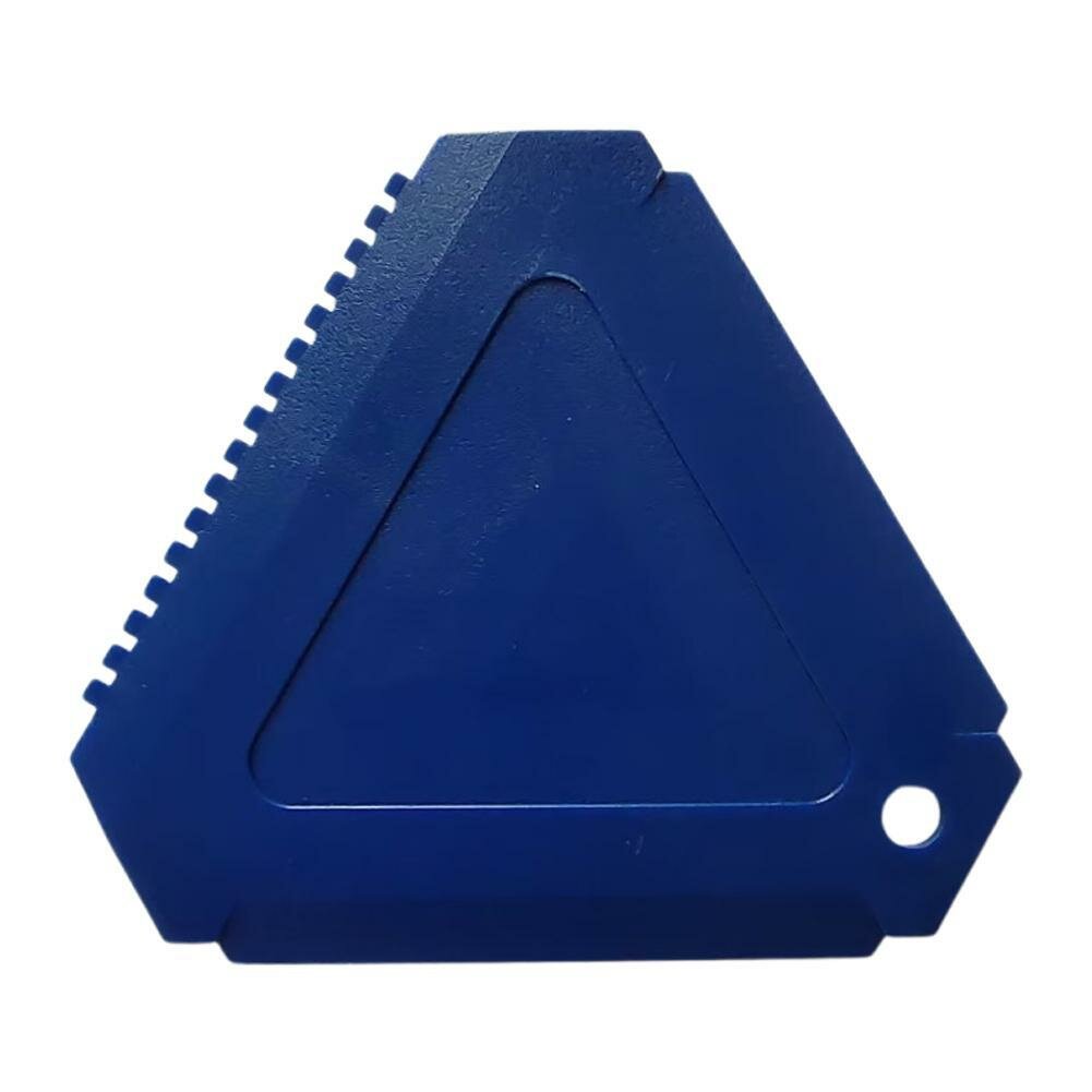 Универсальный скребок для льда и снега для автомобиля, треугольный антиобледенитель, пластиковый скребок-щетка для стекол