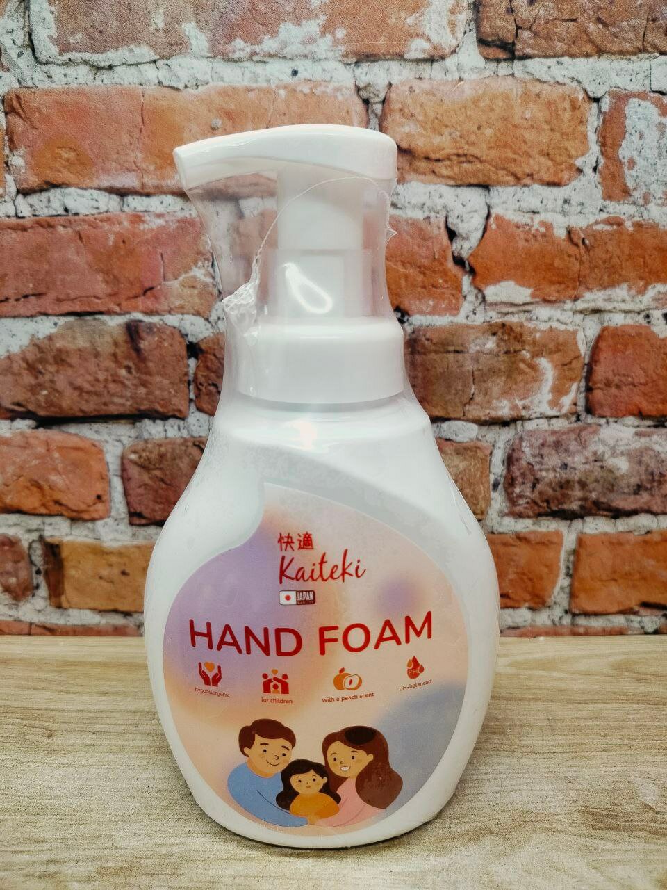 Kaiteki Детское мыло-пенка для рук Персик 500 мл