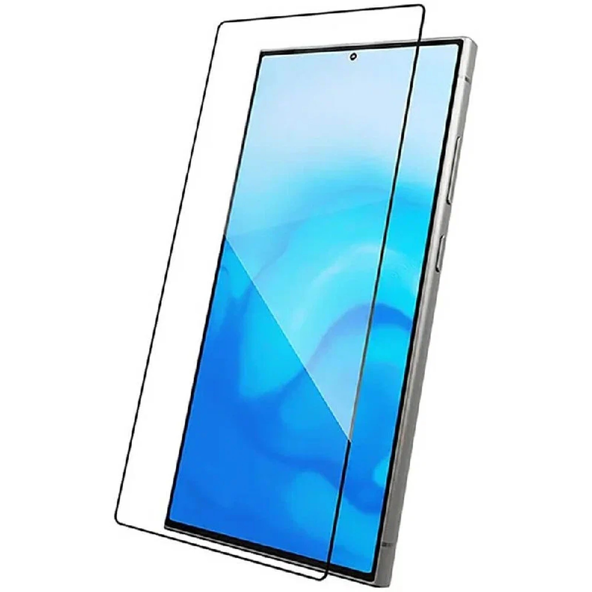 Защитное стекло, для Samsung Galaxy S24/S25, 9H твердость, олеофобное, с рамкой