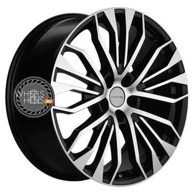 Диск автомобильный литой Khomen Wheels KHW2009 (Li 7/9) 20x8.5 5x120 et45.5 dia62.5 Black-FP