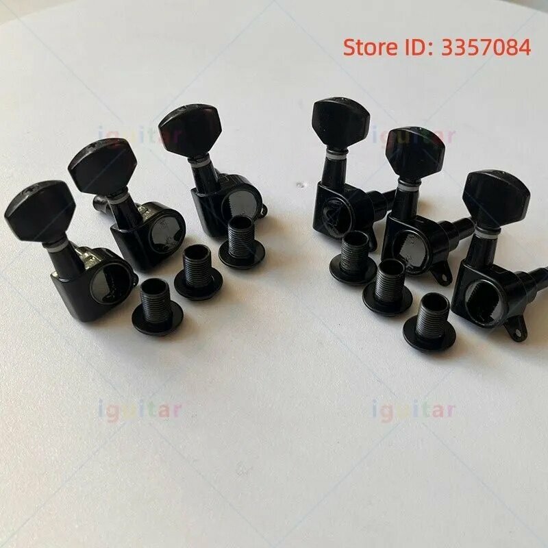 Гитарные тюнеры Fender Machine Heads 6R С полностью закрытой ручкой, колки для настройки гитарных партий Stratocaster Telecaster