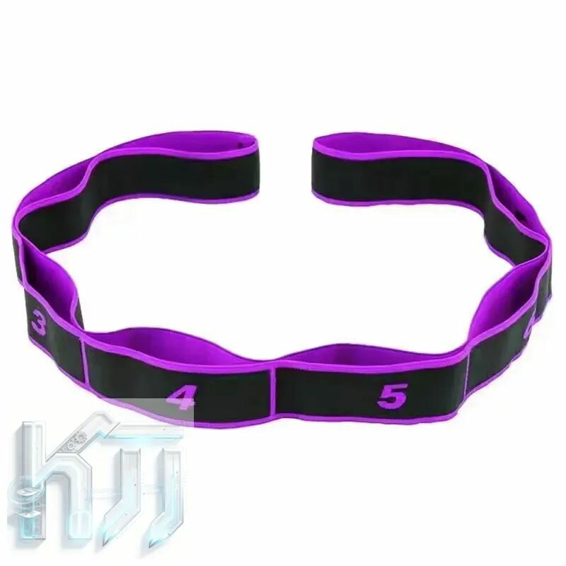 Гимнастическая резинка для растяжки с петлями