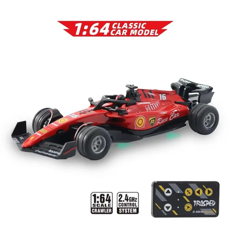 JJRC F1 гоночный автомобиль 1:64 Красный, Red