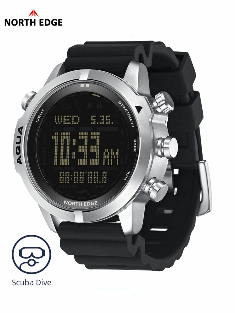 Спортивные часы NORTH EDGE AQUA, черный