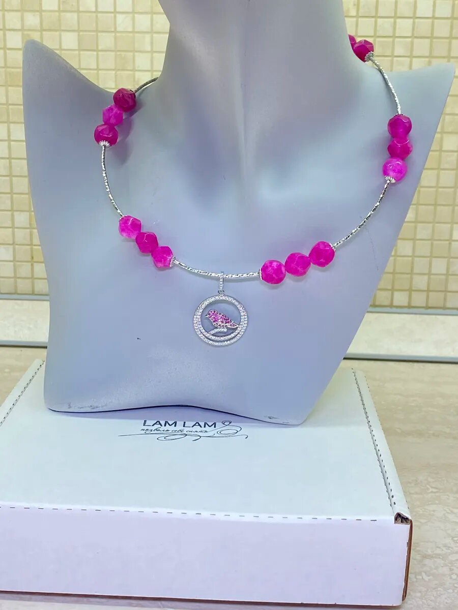 Колье, кристалл