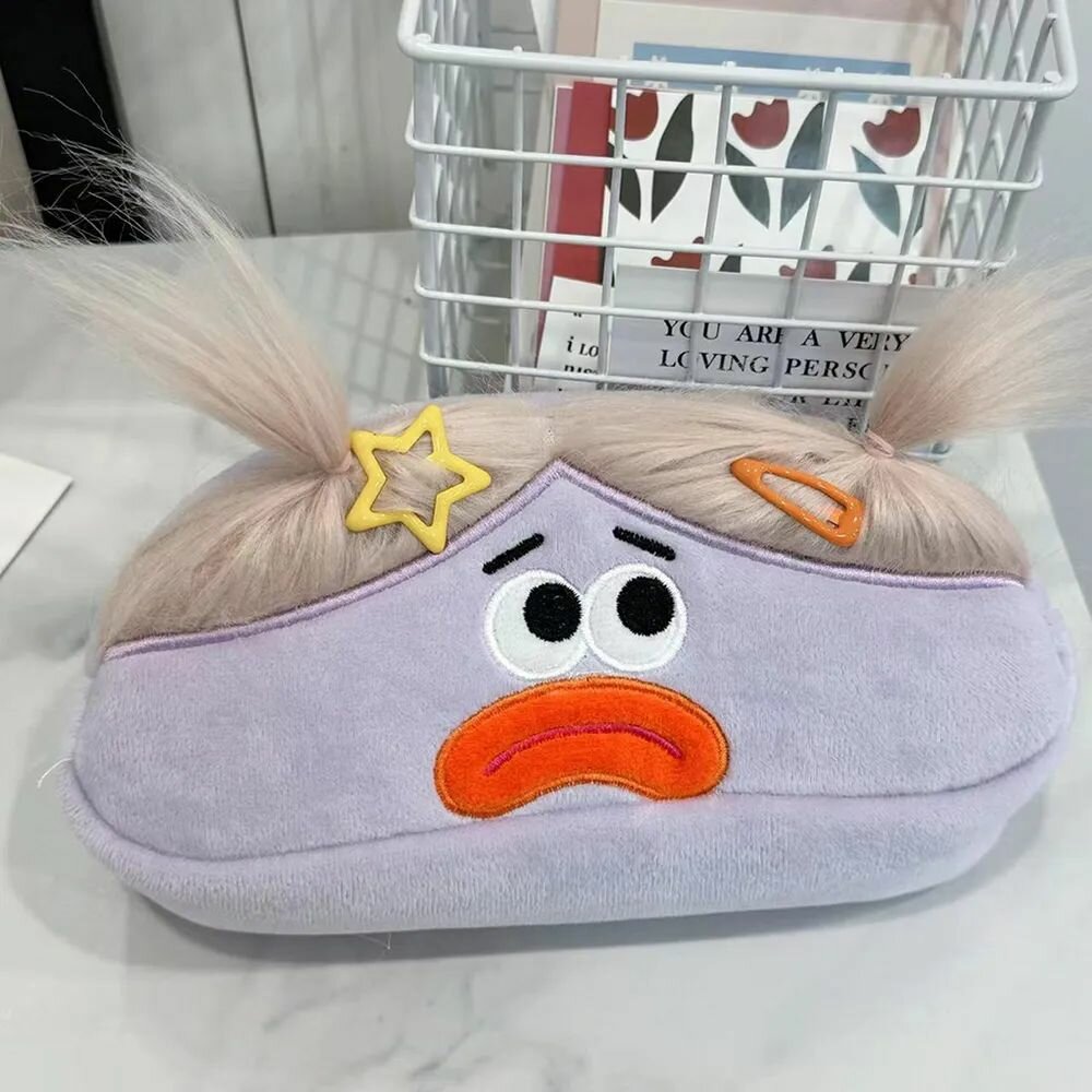 Модный пенал необычной формы DIY с мемами для стиля волос, мотивация для учебы, забавный подарок на учебу, канцелярия.