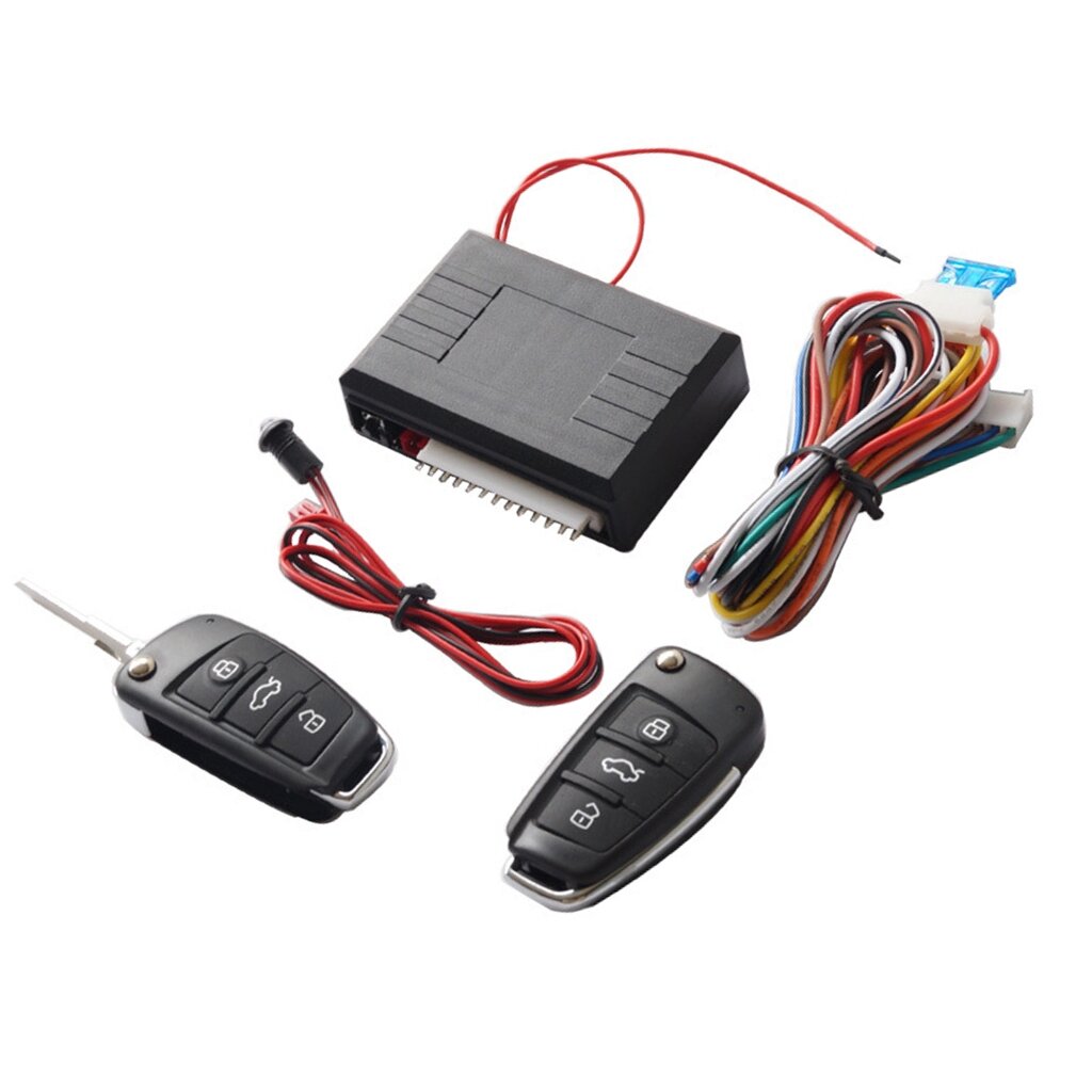 Keyless Entry Central Door Lock Kit with Remote Control Automotive Keyless Application Entry System Easy Installation