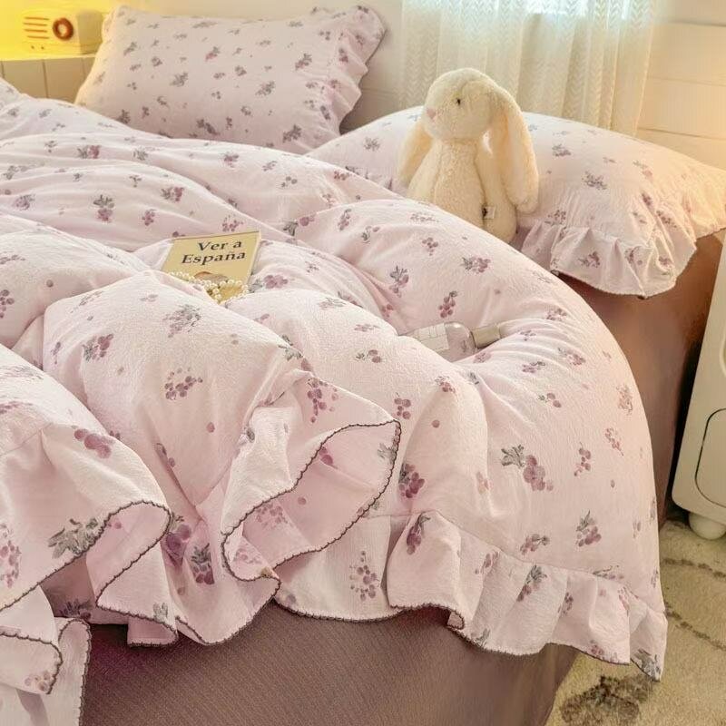 Комплект постельного белья из хлопка Princess Style 4 шт. 180x220cm 4pcs, 1