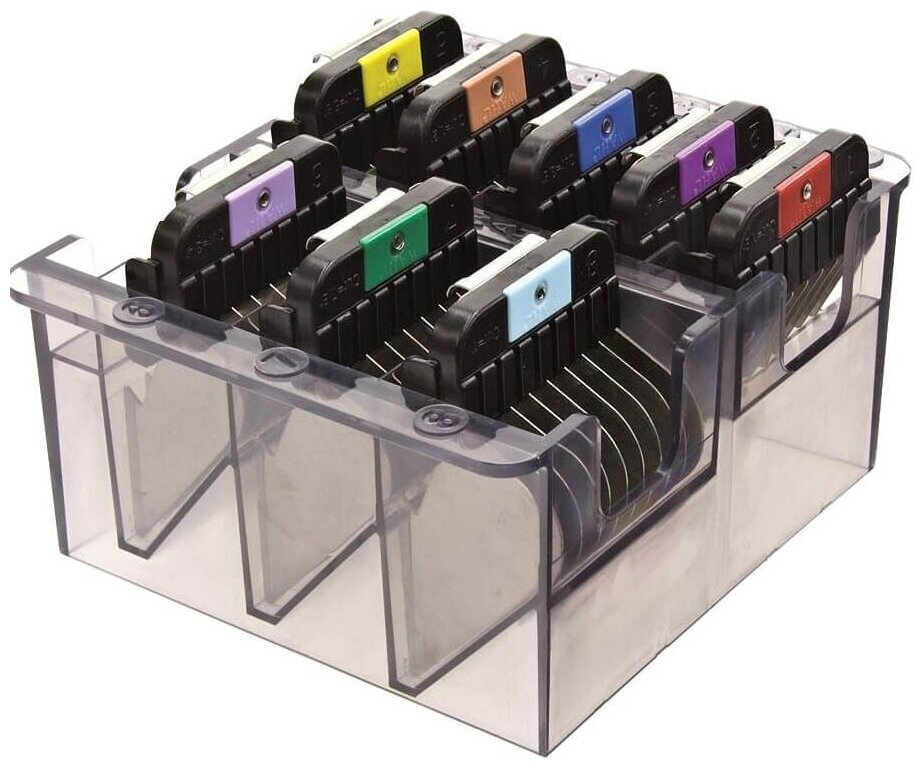 Насадки Wahl металлические 8 шт стандарт А5 — насадки для Wahl, металлические насадки Wahl, набор насадок Wahl