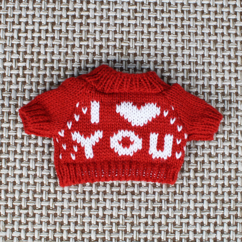 20 см хлопковая кукла, одежда, плюшевая кукла-медведь, плюшевая игрушка, сменный свитер, детская одежда, милые