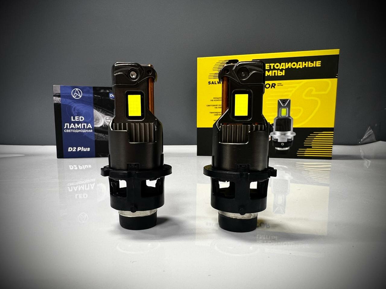 Светодиодные лампы D2S для BMW 3 E46 / Compact 2001-2005 / Д2С LED лампы вместо штатного ксенона / ЛЕД