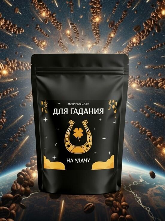 Кофе для гадания на удачу, везение, счастливый случай, фортуну, шанс, фарт
