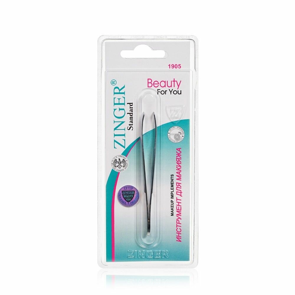 Скошенный пинцет Zinger BFY (B158 S)