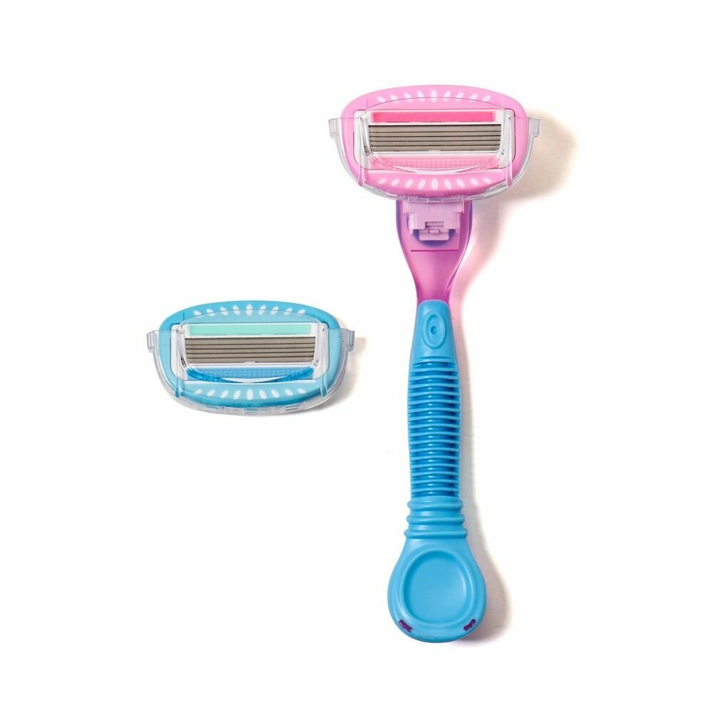 Женский станок Top Beauty Paris 5 лезвий+ 2 сменные кассеты