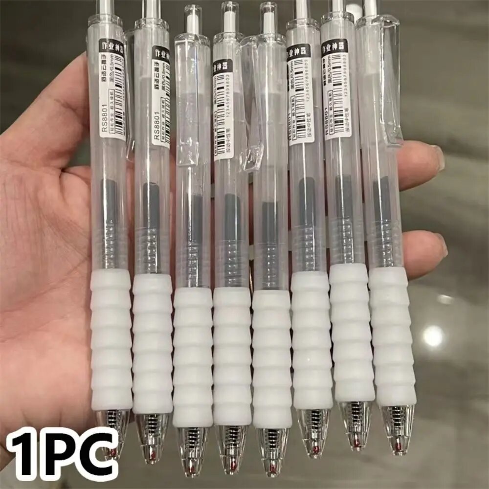 Гелевая ручка Simple 0,5 мм черная/синяя/красная Grey-1PC-Black Ink