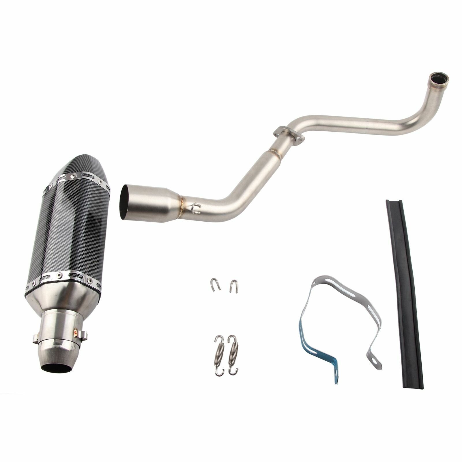 MSX125 2013- Универсальный глушитель выхлопной системы с перегородкой, высокая производительность, снижение шума, простая установка